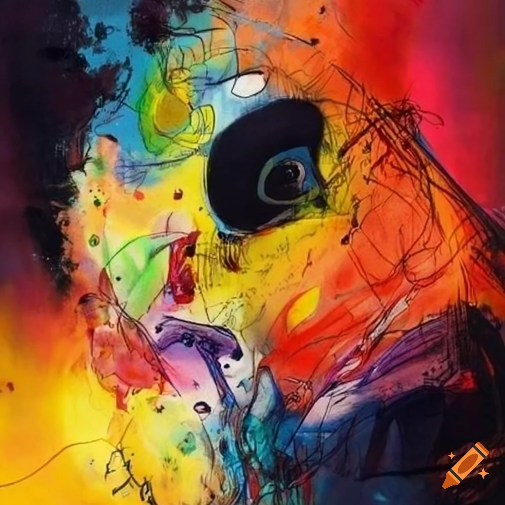 Ralph steadman art on Craiyon