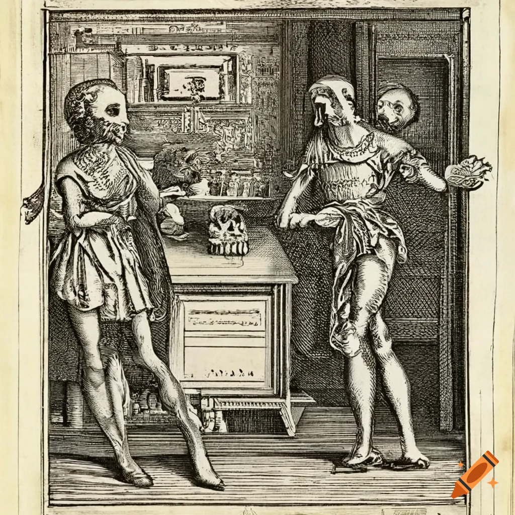 Holbein dance of death engraving