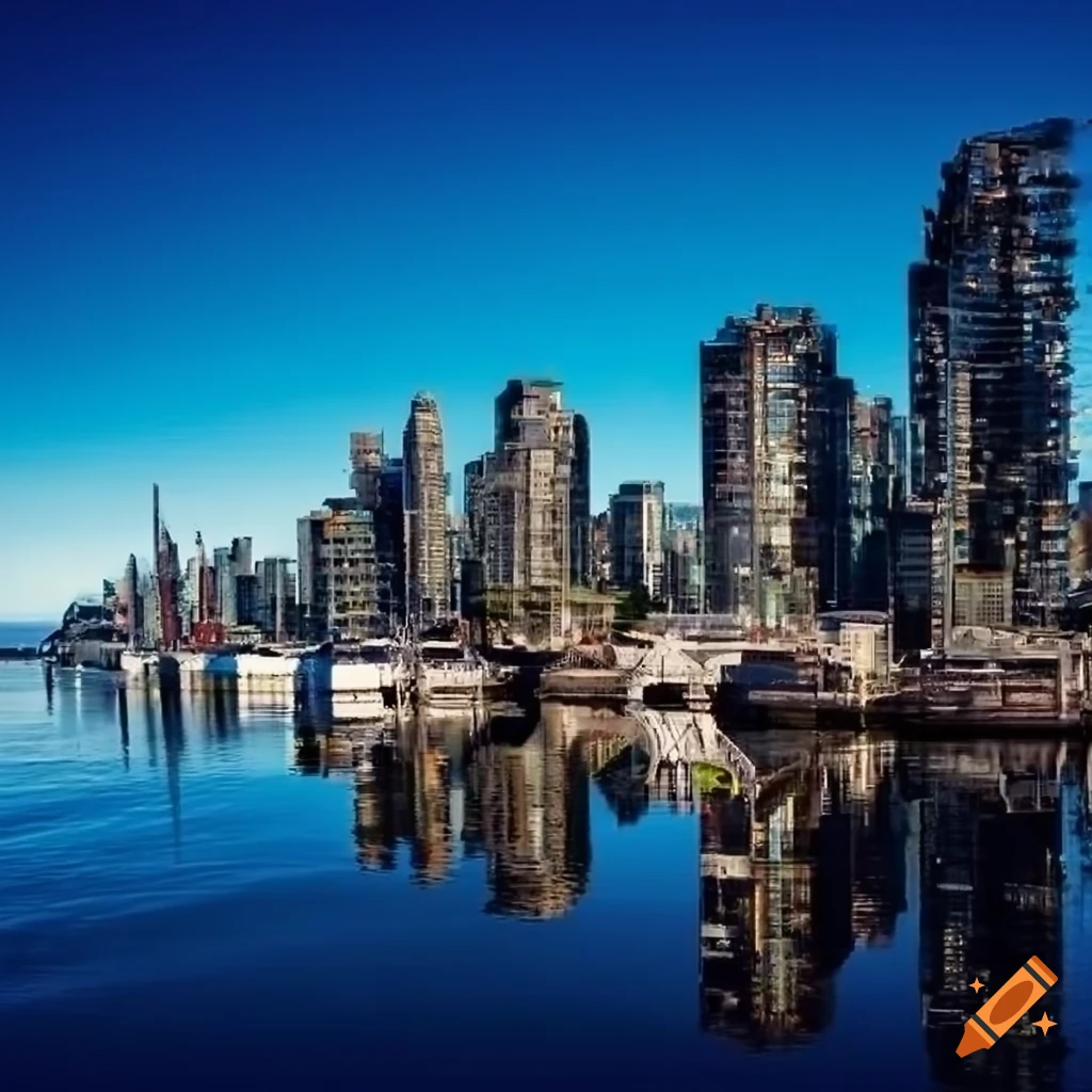 Ultra realistic high definition photograph of south vancouver british ...