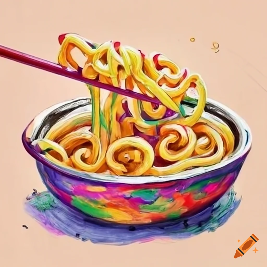 A creative cityscape crafted entirely with macaroni noodles on Craiyon