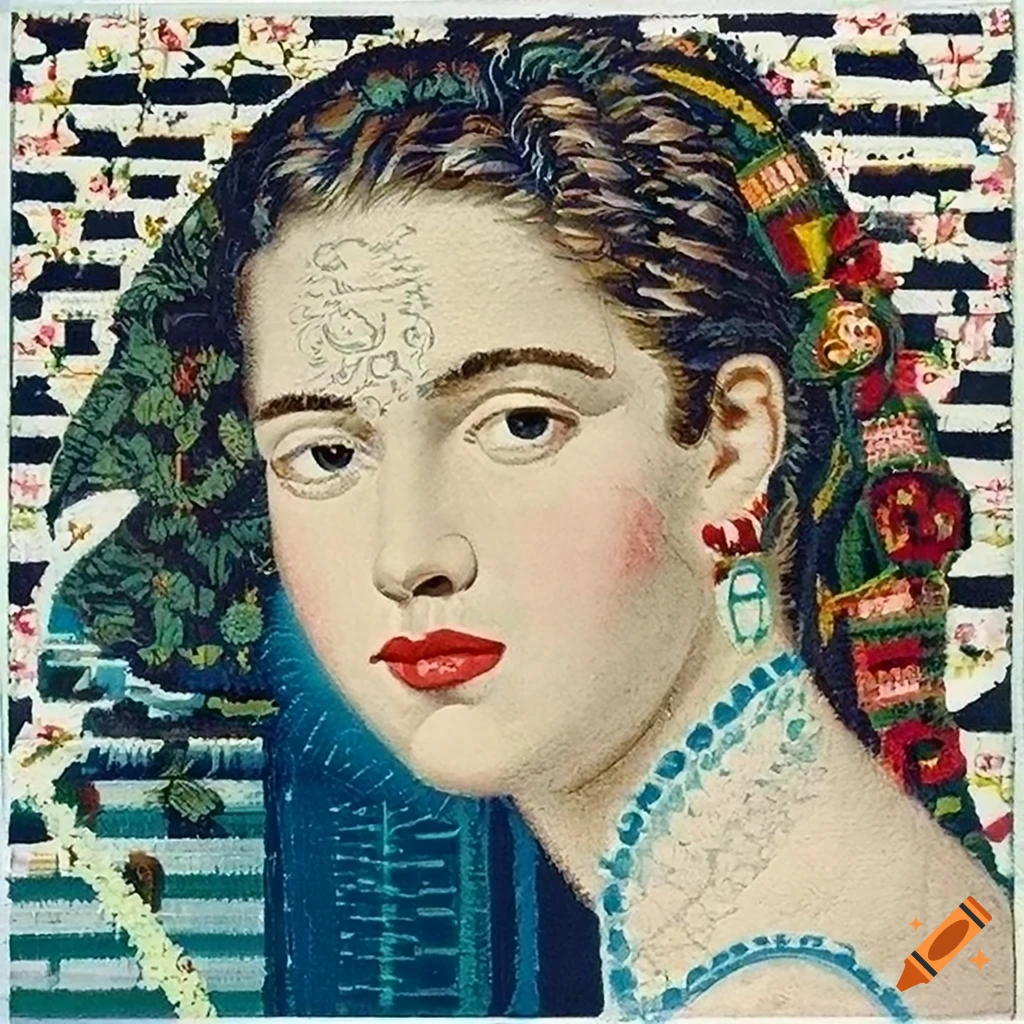 YOUNG FEMALE fashion portrait by Pierre et Gilles, At the bottom of the ...