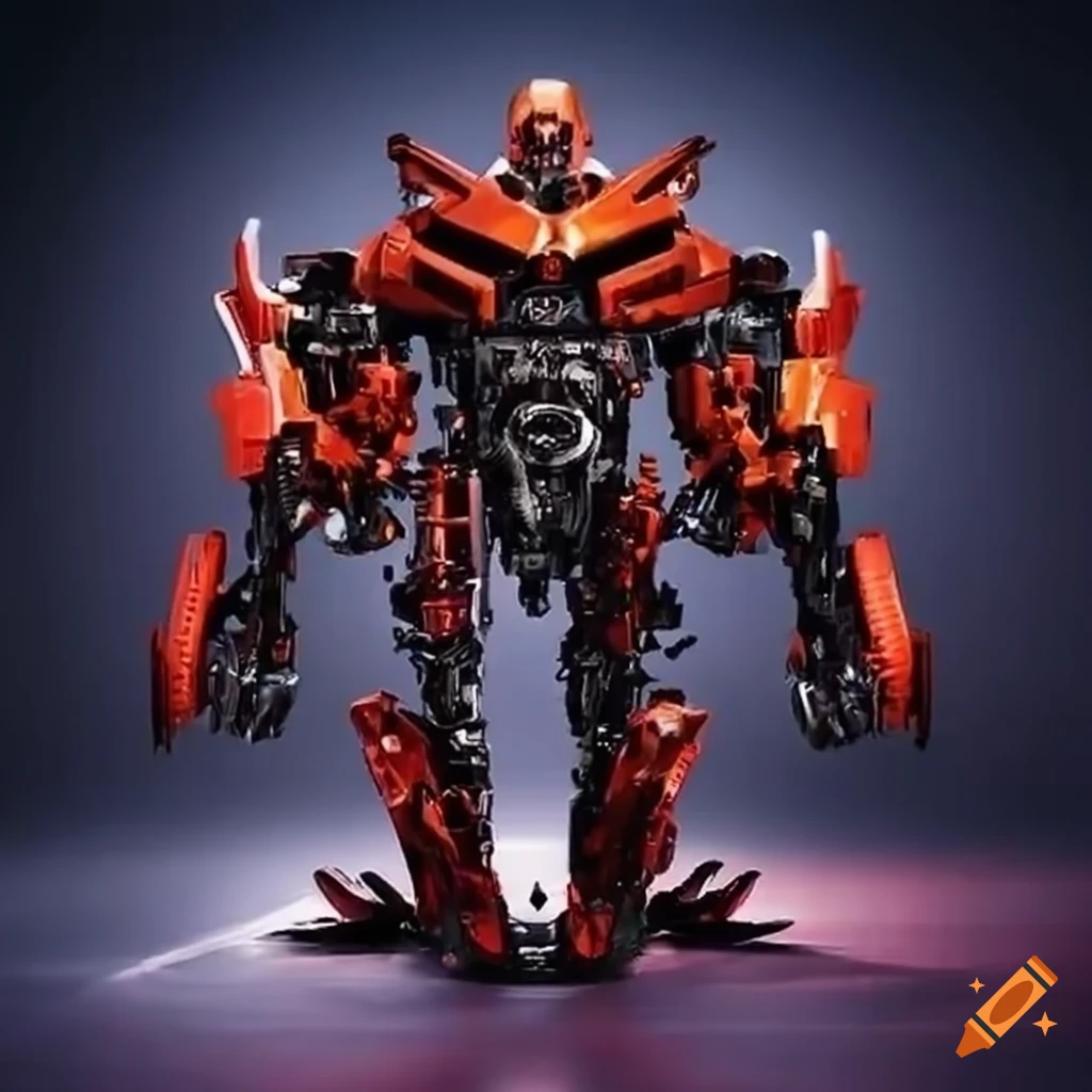 A transformer that is toyota supra on Craiyon