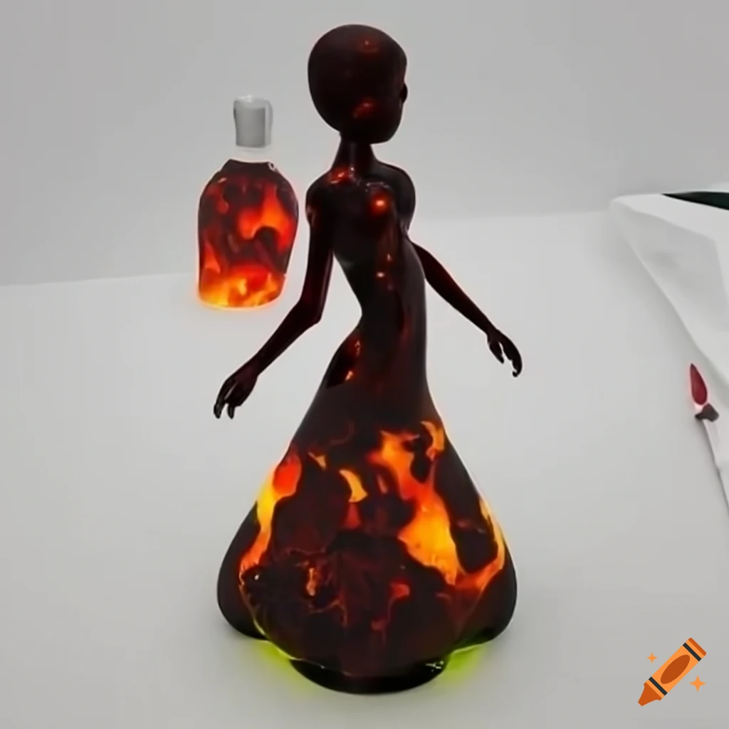 Lava Lamp Girl On Craiyon