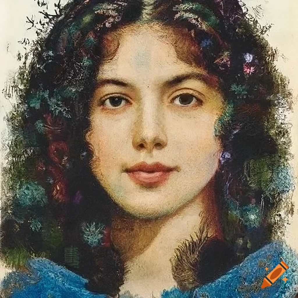 INTRICATE YOUNG FEMALE fashion portrait by Pierre et Gilles, At the ...