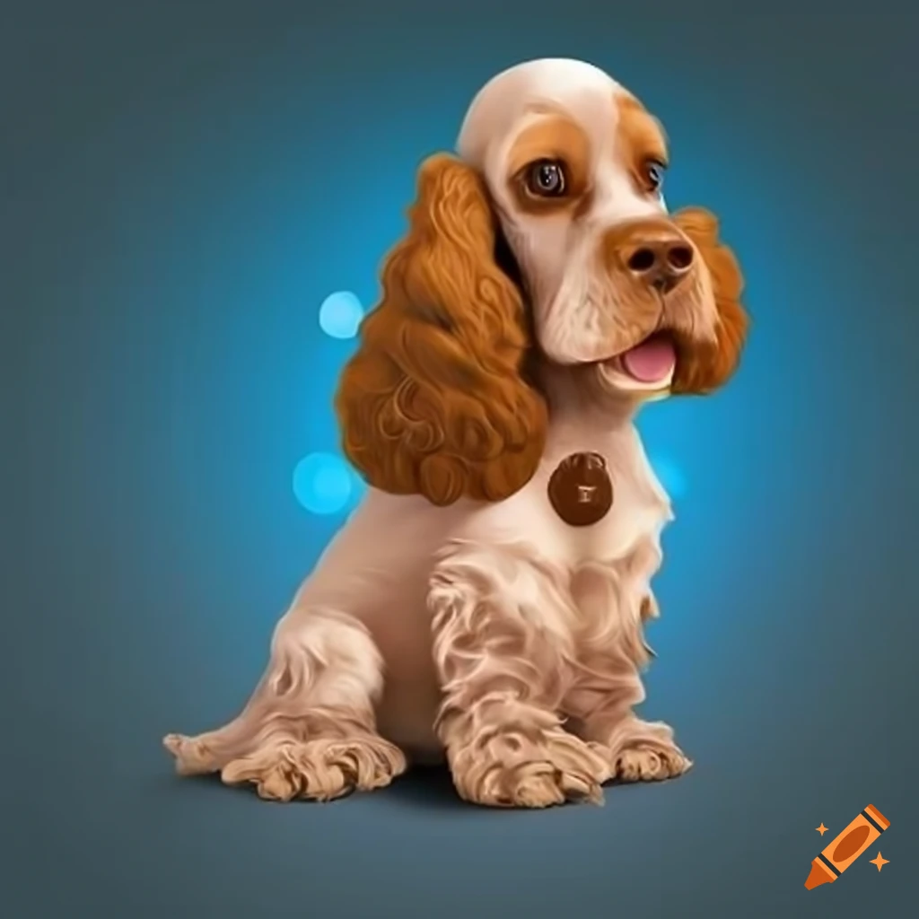Pixar english cocker spaniel character design