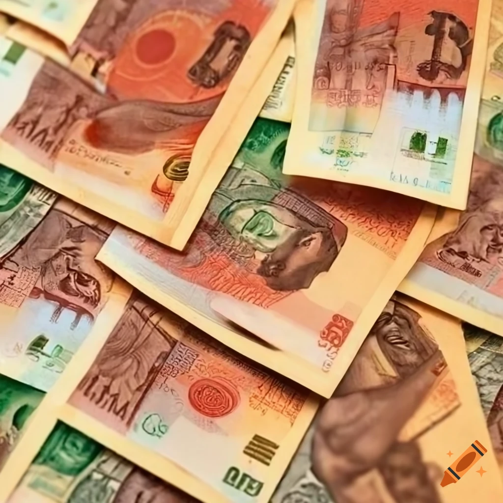 Grean banknotes
