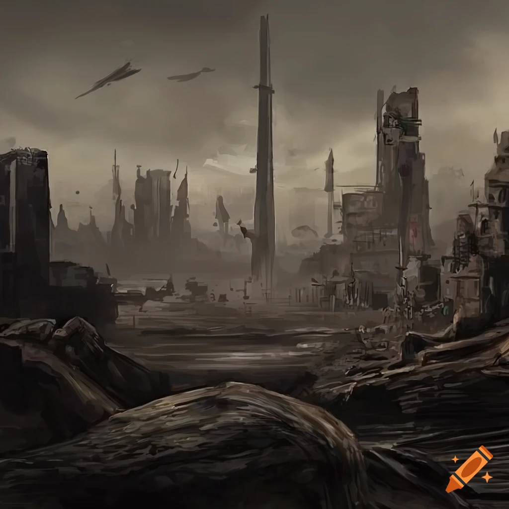 Apocalyptic landscape