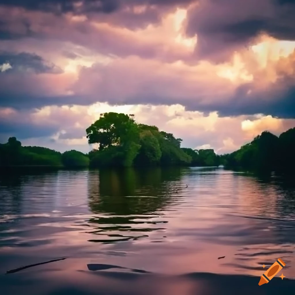 Photo of a boat on the river in saint-laurent-du-maroni