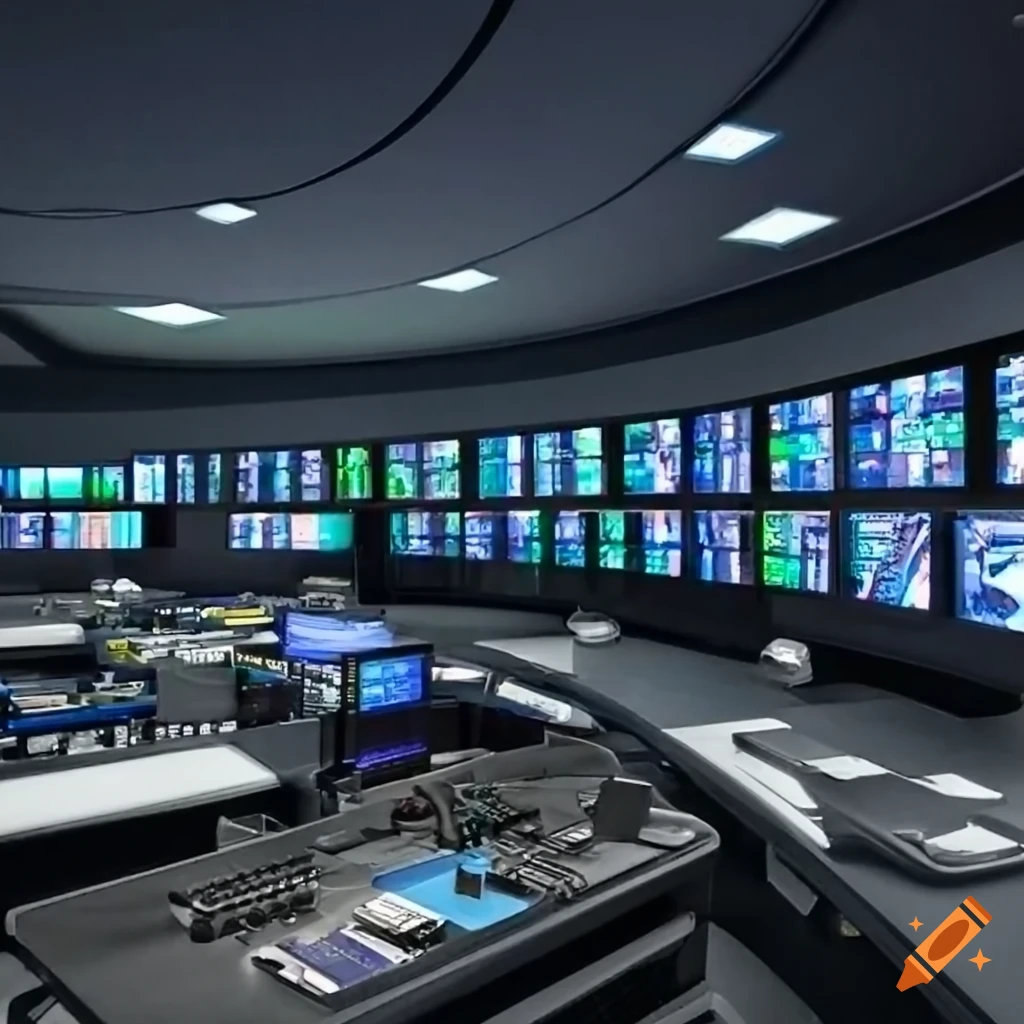 Network control center lots of monitors