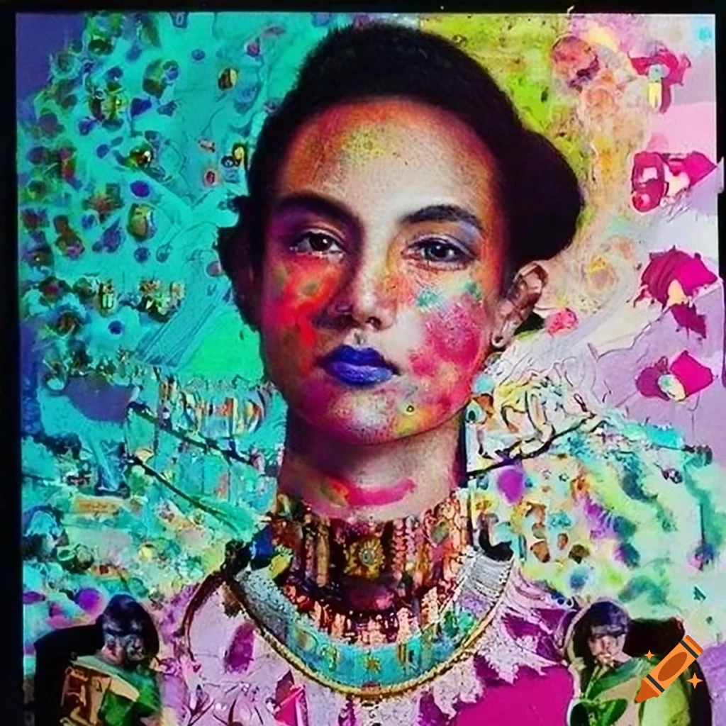 INTRICATE YOUNG FEMALE fashion portrait by Pierre et Gilles, "The ...