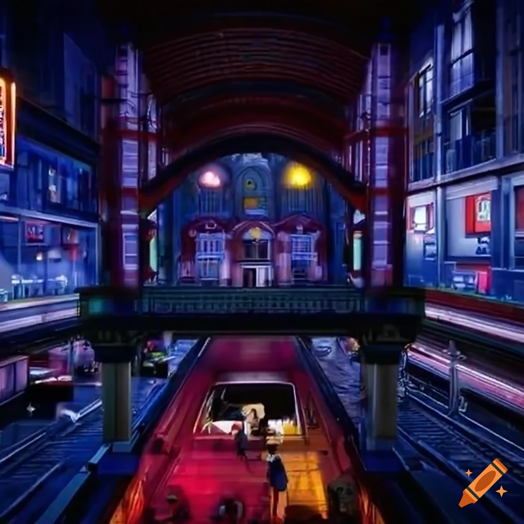 Station square from Sonic adventure on Craiyon