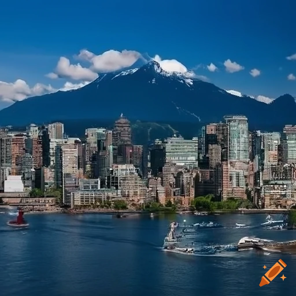 Ultra realistic high definition photograph of east vancouver british ...