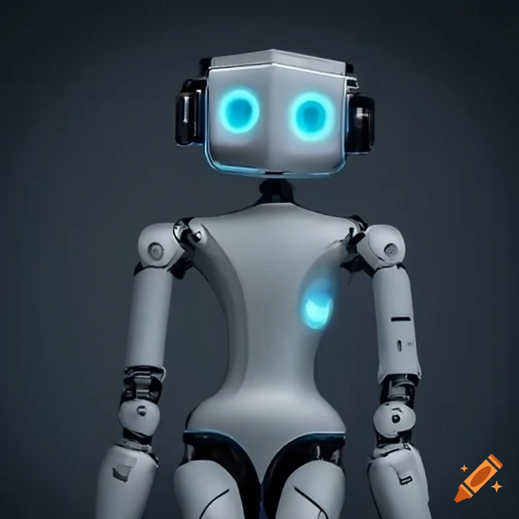 Futuristic high tech nft robot