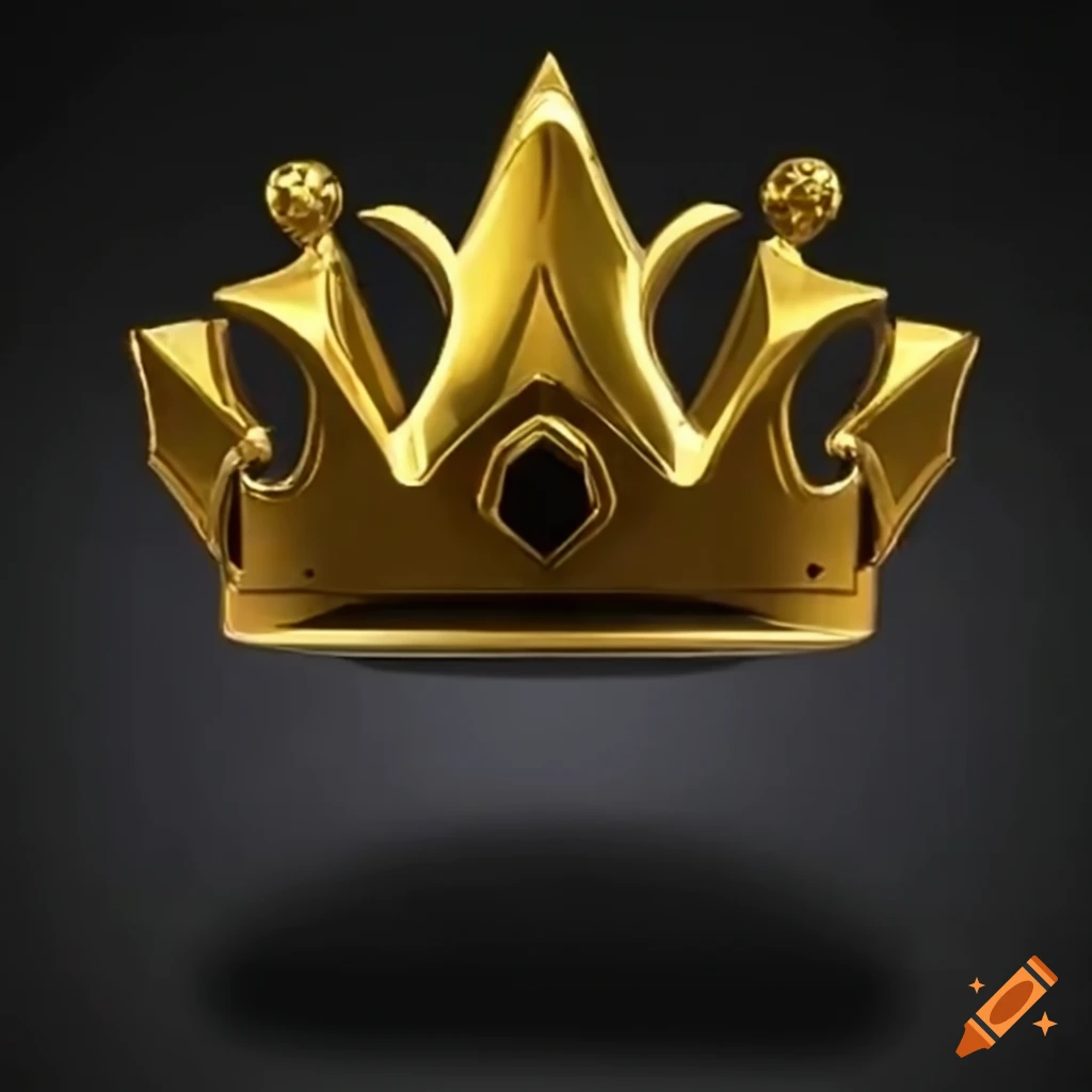 Kingsman agent golden crown on Craiyon