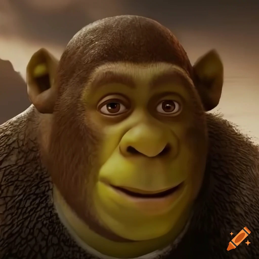 Shrek monkey, unreal engine 5, 4k