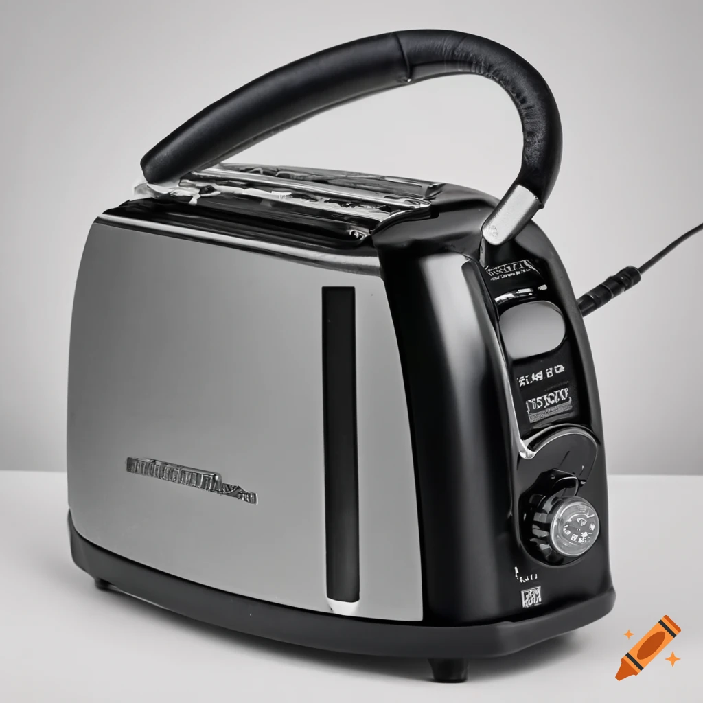 1990s toaster with sennheiser hd600 headphones on on Craiyon