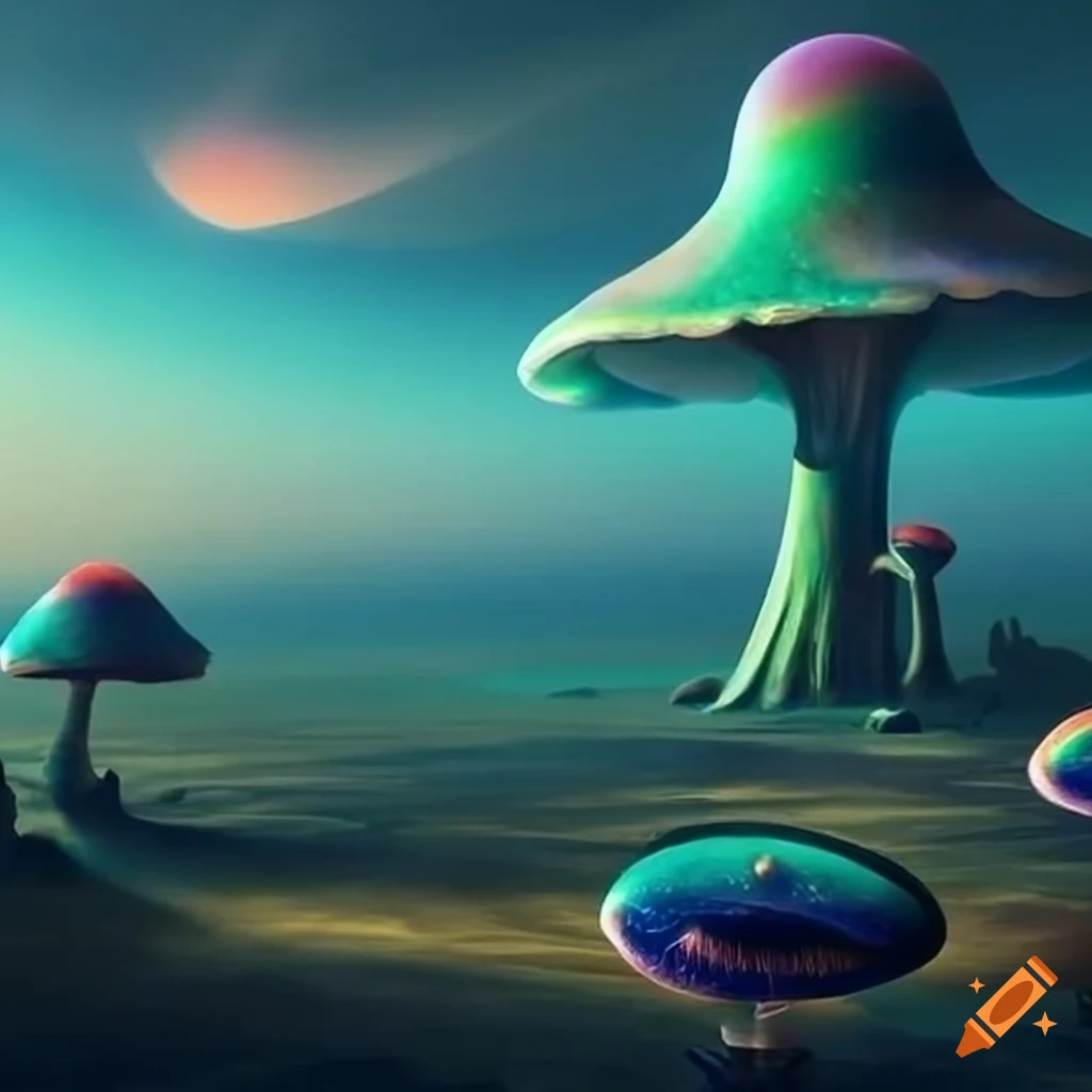 Step into a mesmerizing alien world where reality blends seamlessly ...