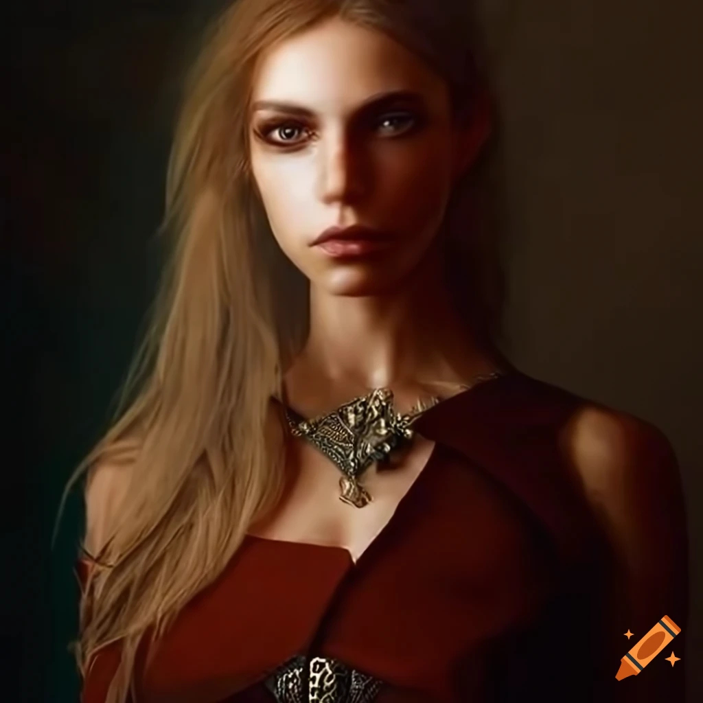 The witcher 3 woman wallpaper portrait on Craiyon
