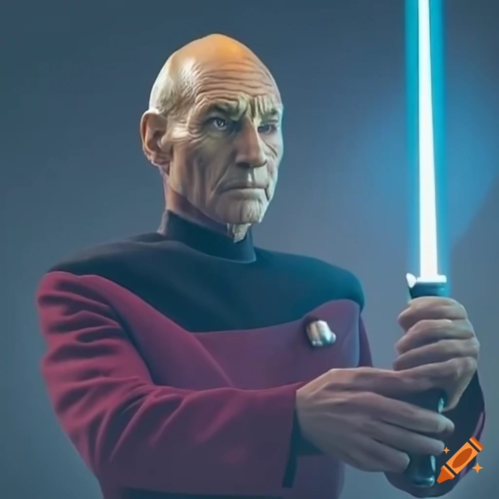 Captain picard as obi wan kenobi