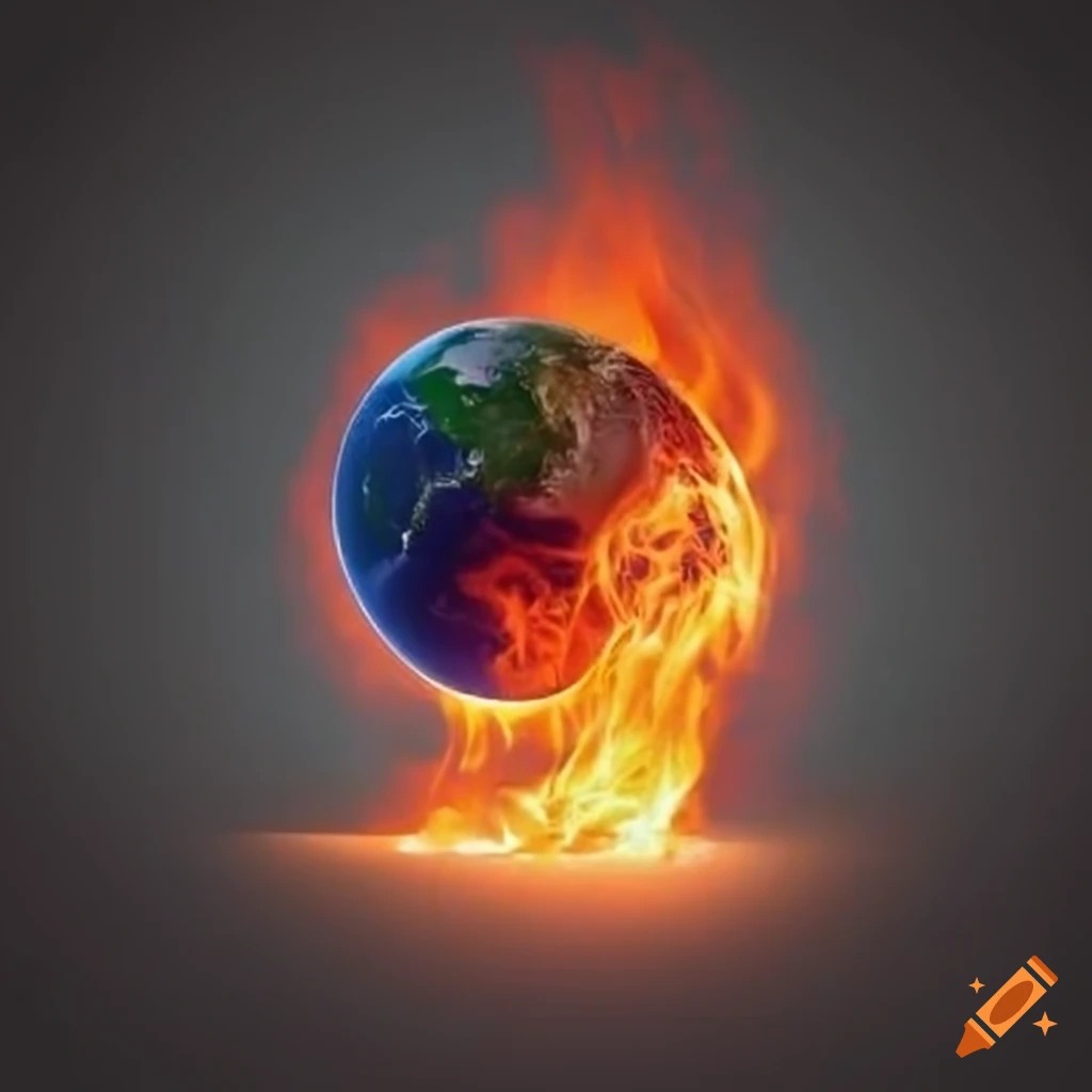 Burning earth