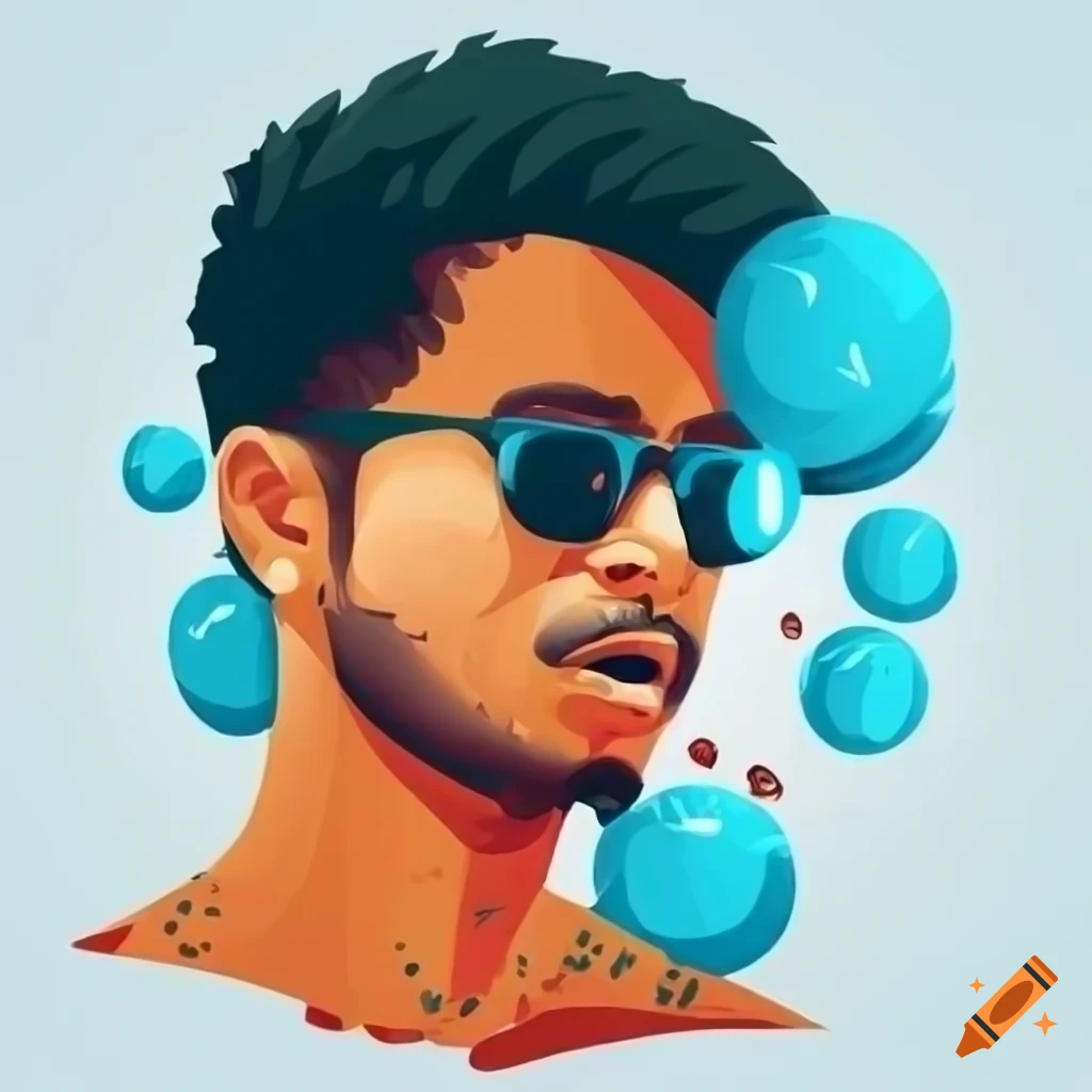 Cool indian gamer speaking vector art on Craiyon