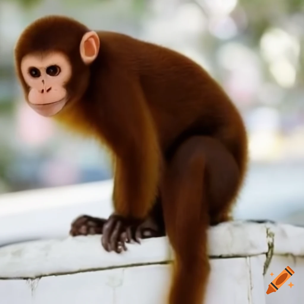 Monkey on Craiyon