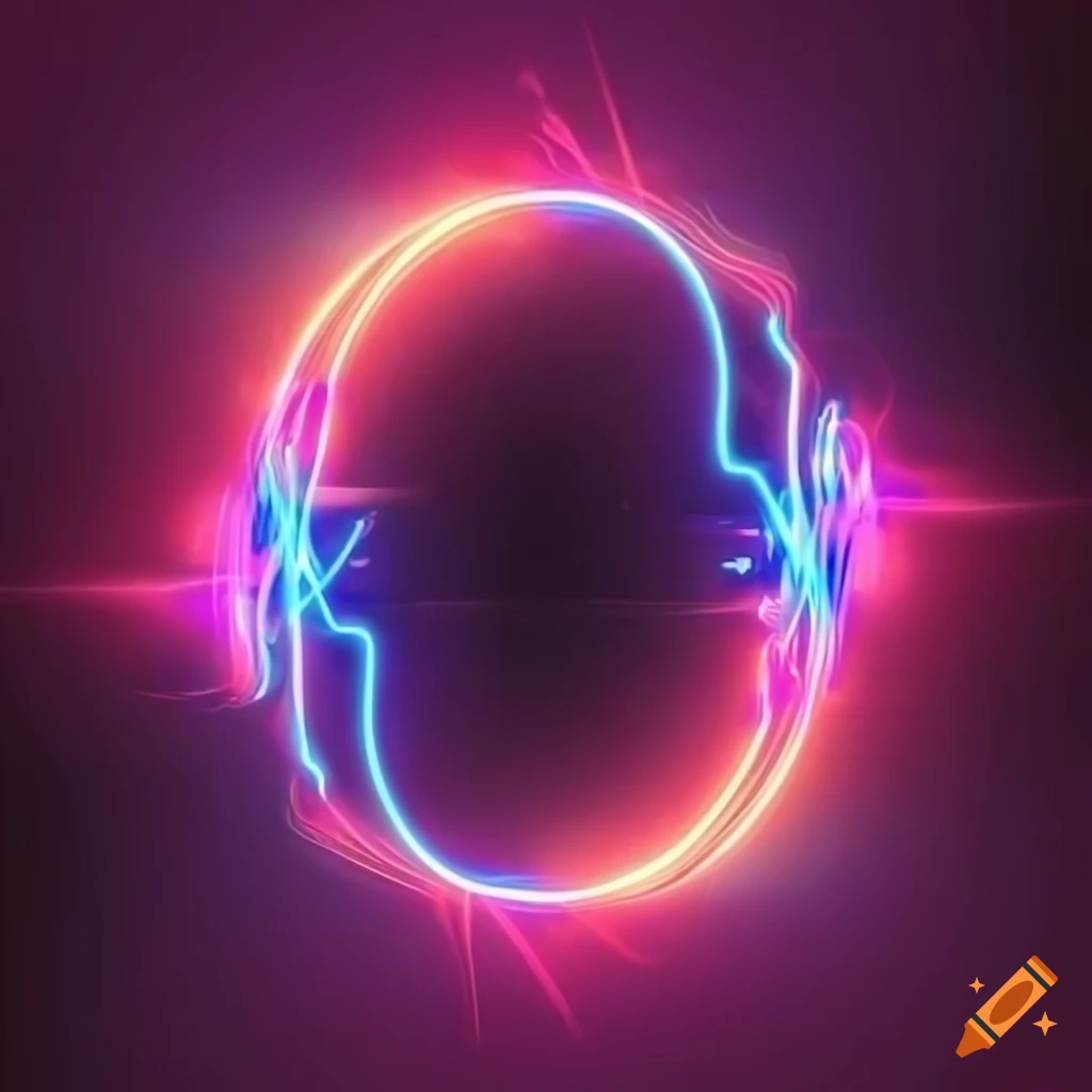 Vector neon background fast effects 4k