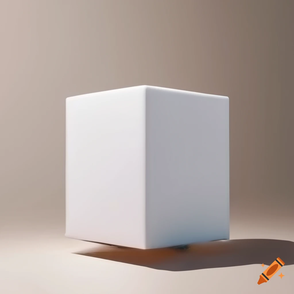 Matt white box shape on Craiyon