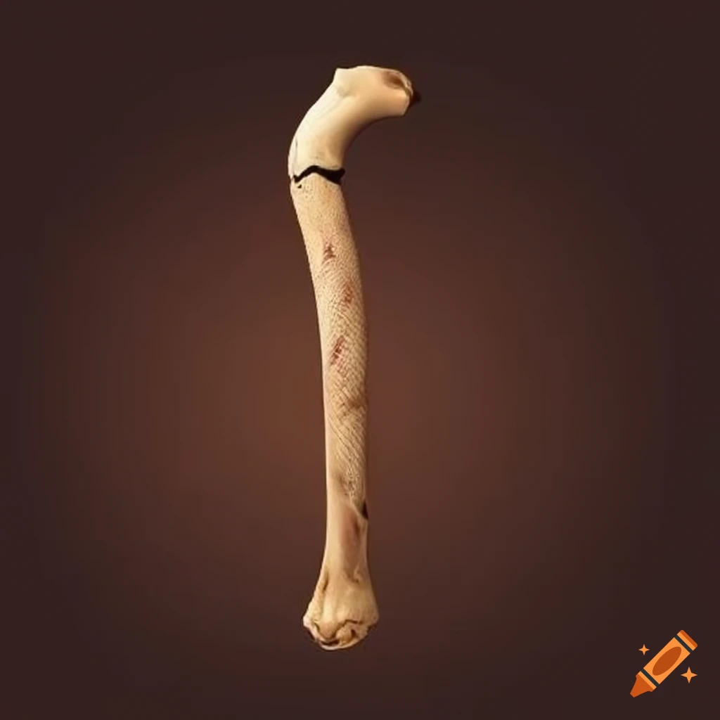A logo consisting of a femur bone with a snake wrapped around it