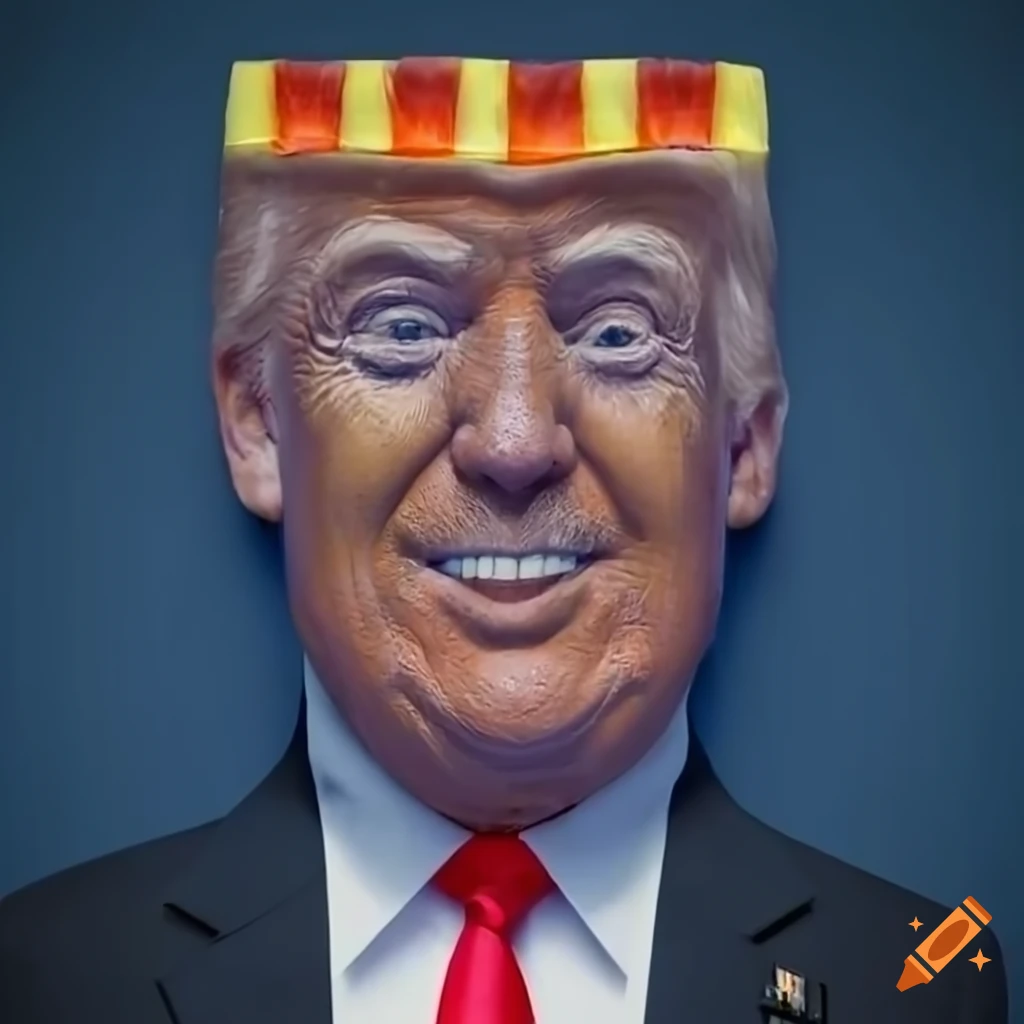 Official presidential portrait of Donald Trump made entirely of candy ...
