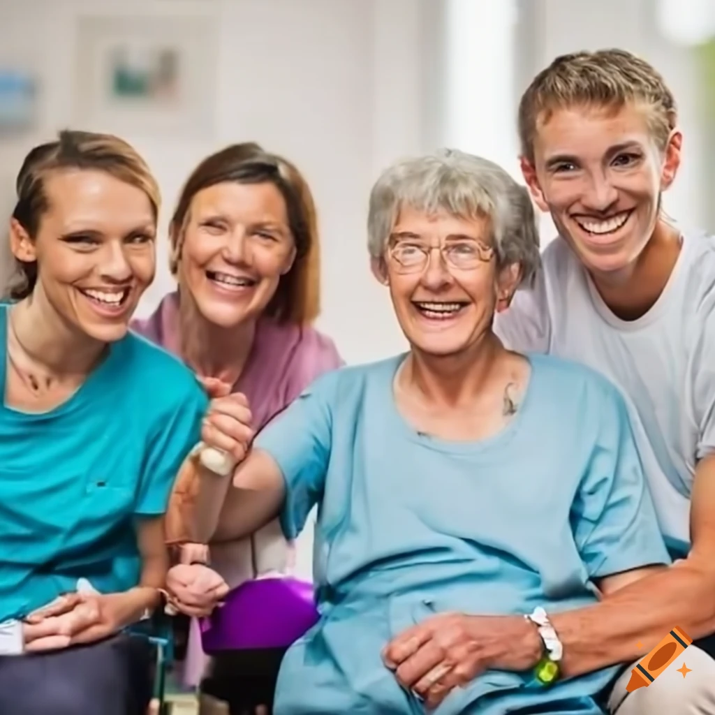 Happy patients celebrating