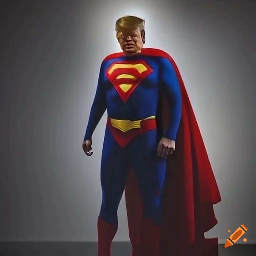 Donald trump as a superhero on Craiyon
