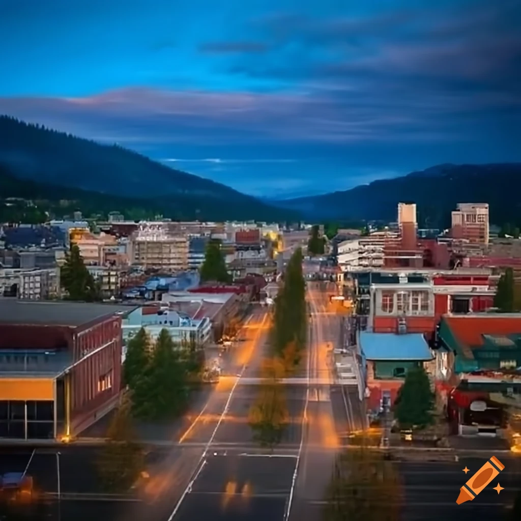 Ultra realistic high definition photograph of merritt, british columbia ...