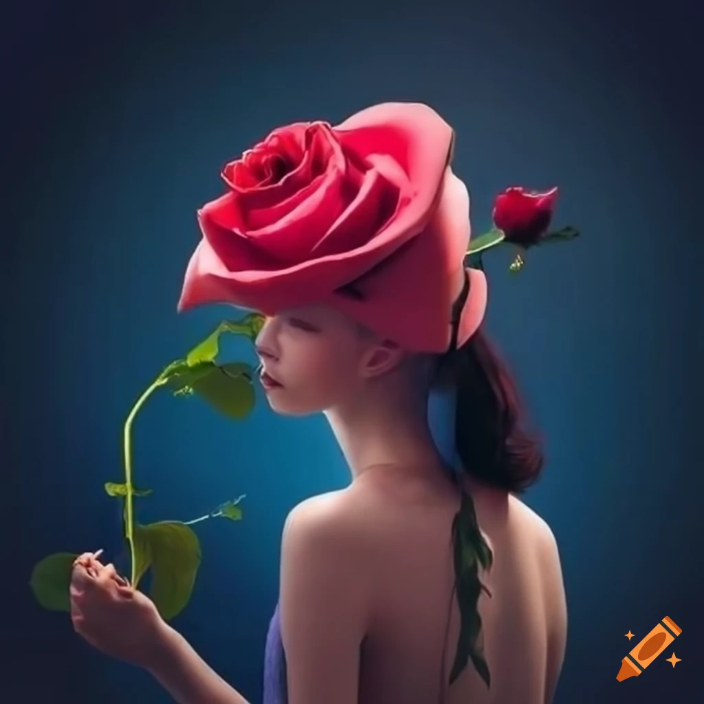 A girl standing with a rose 🌹 in the bank of sydney opera