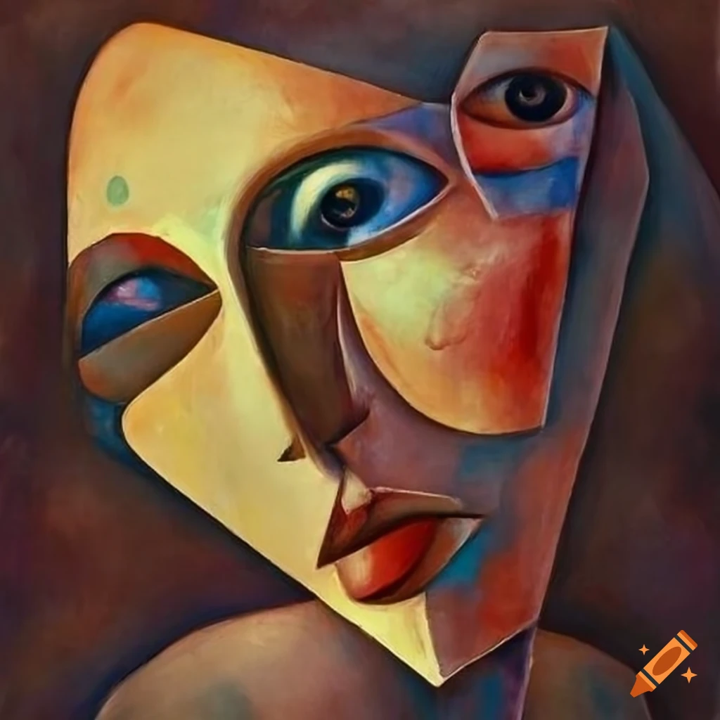 The face of strange cubism