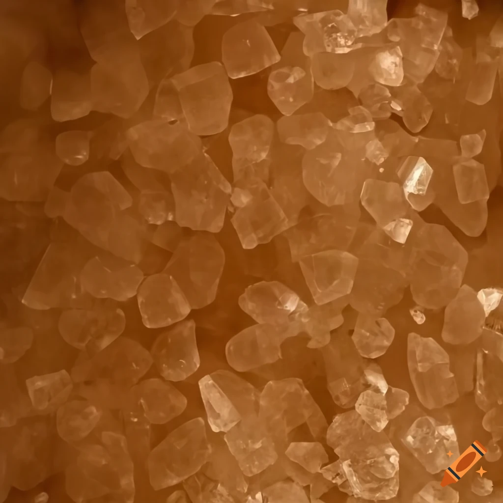 Salt crystal made of old paper on Craiyon