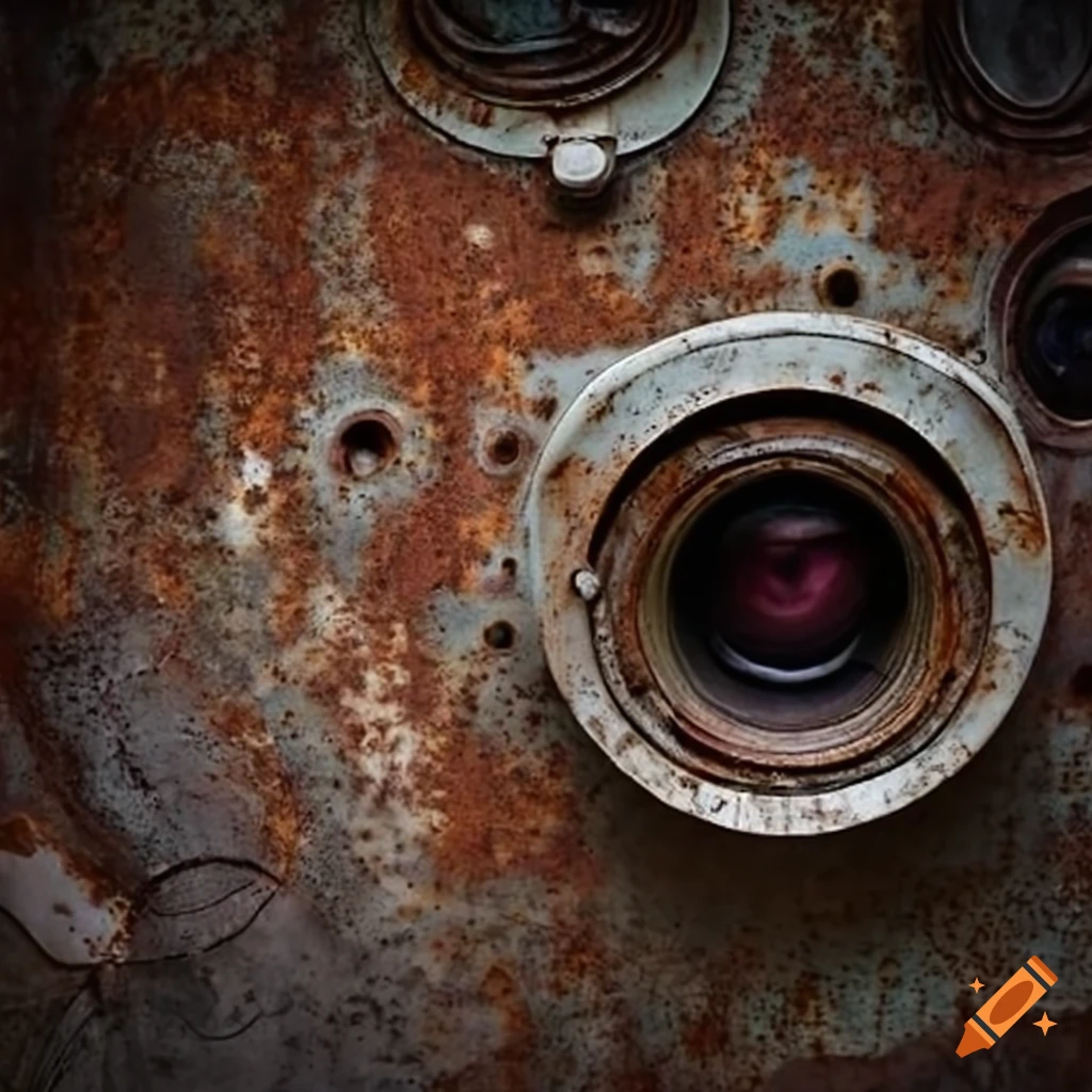 Hand-crafted industrial decay rendered through realistic corrosion ...