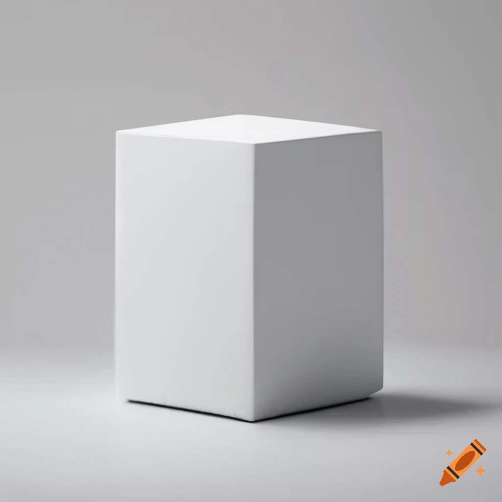 Matt white box shape on Craiyon