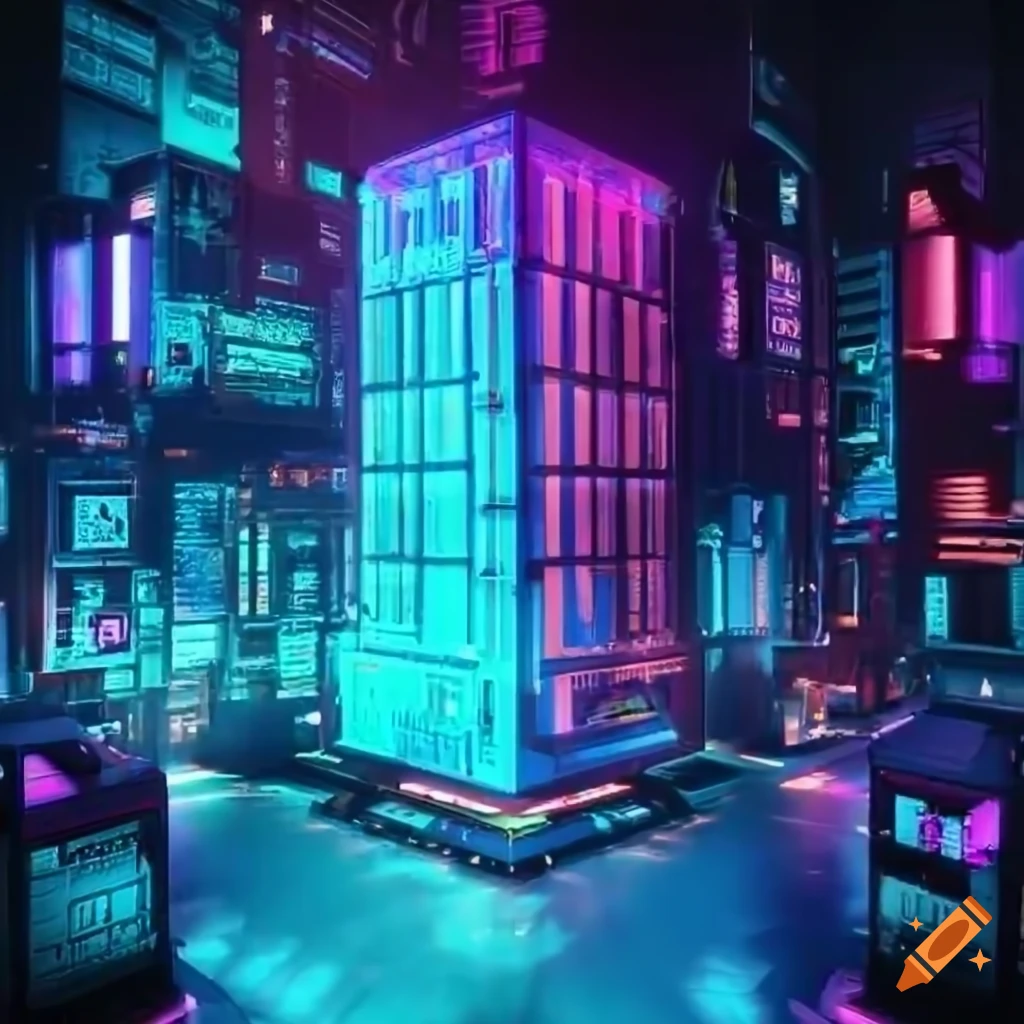 Holographic digital calendar, cyberpunk, full hd render + 3d octane ...