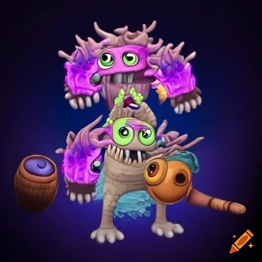 My singing monsters bone-fungus monsters with woodwind Instruments on ...