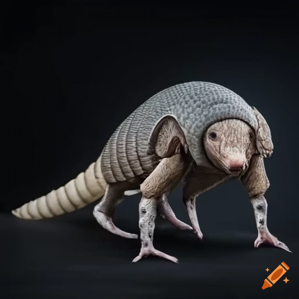 A marine hybrid creature with a mixture of features of both seal and Wild board, with huge tusks ...