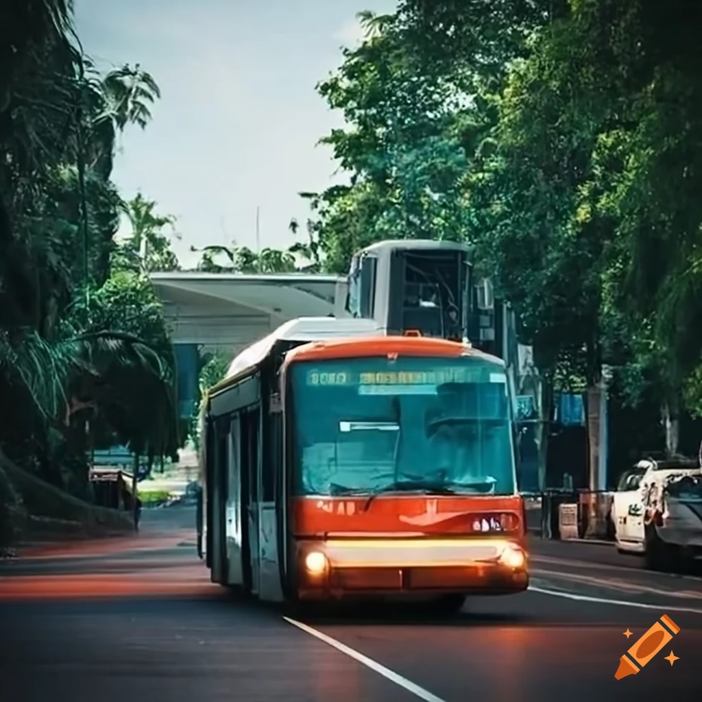 Darwin rides on public transport on Craiyon