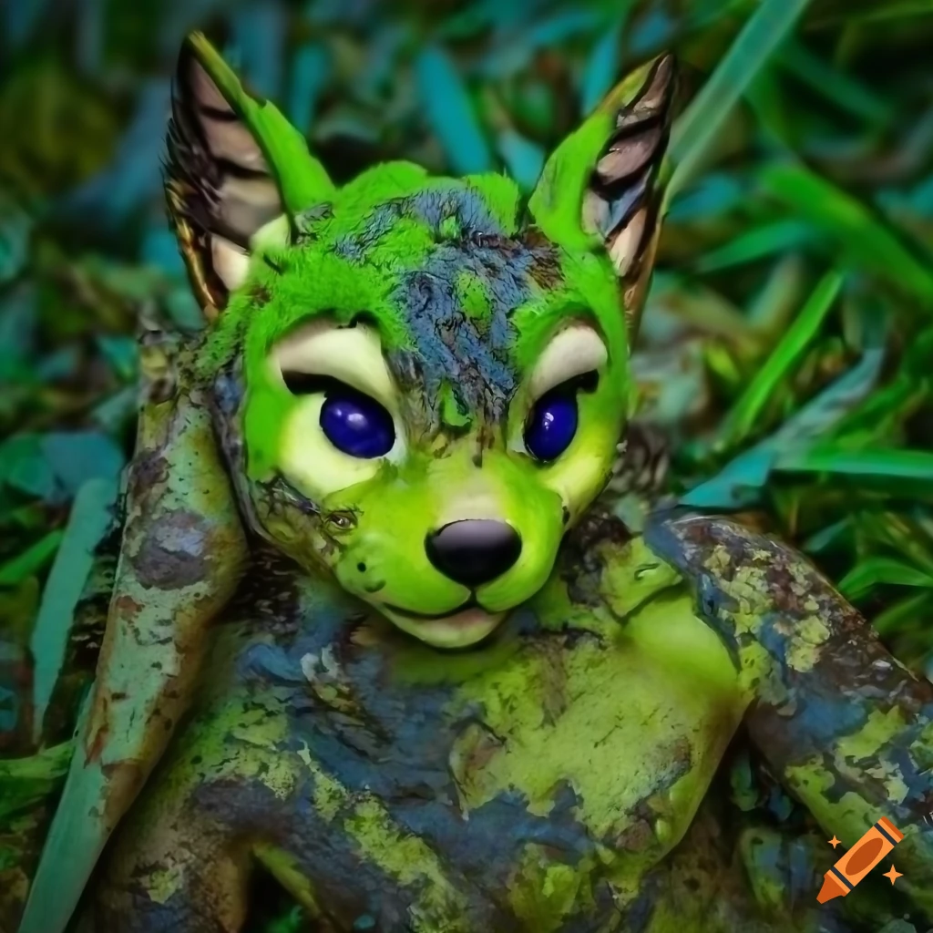 Cute, muddy anime furry, realistic on Craiyon