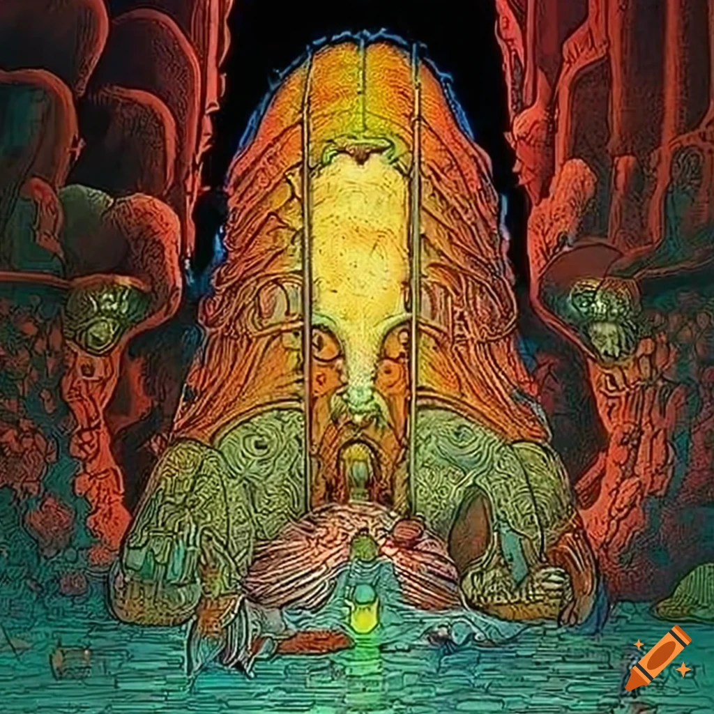 Moebius bio machine art