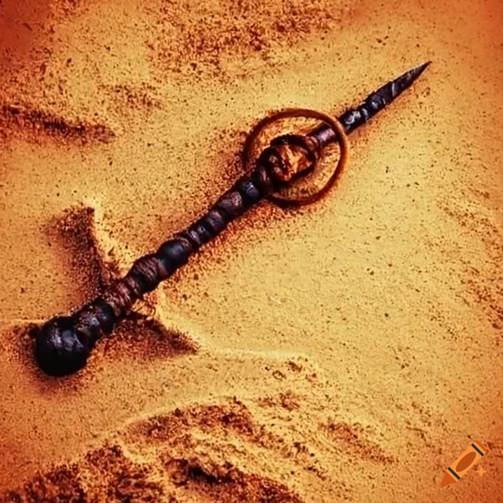 An ancient weapon in the sand