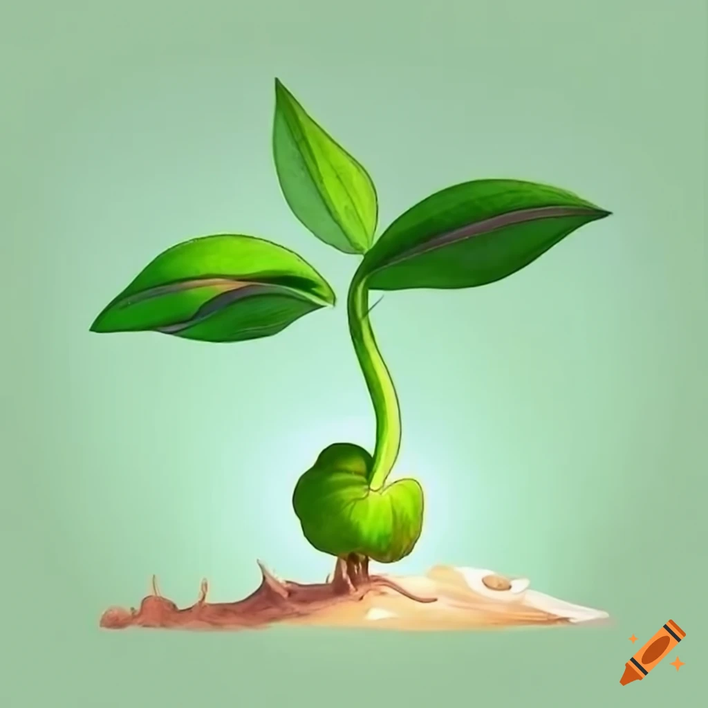Sprouting plant