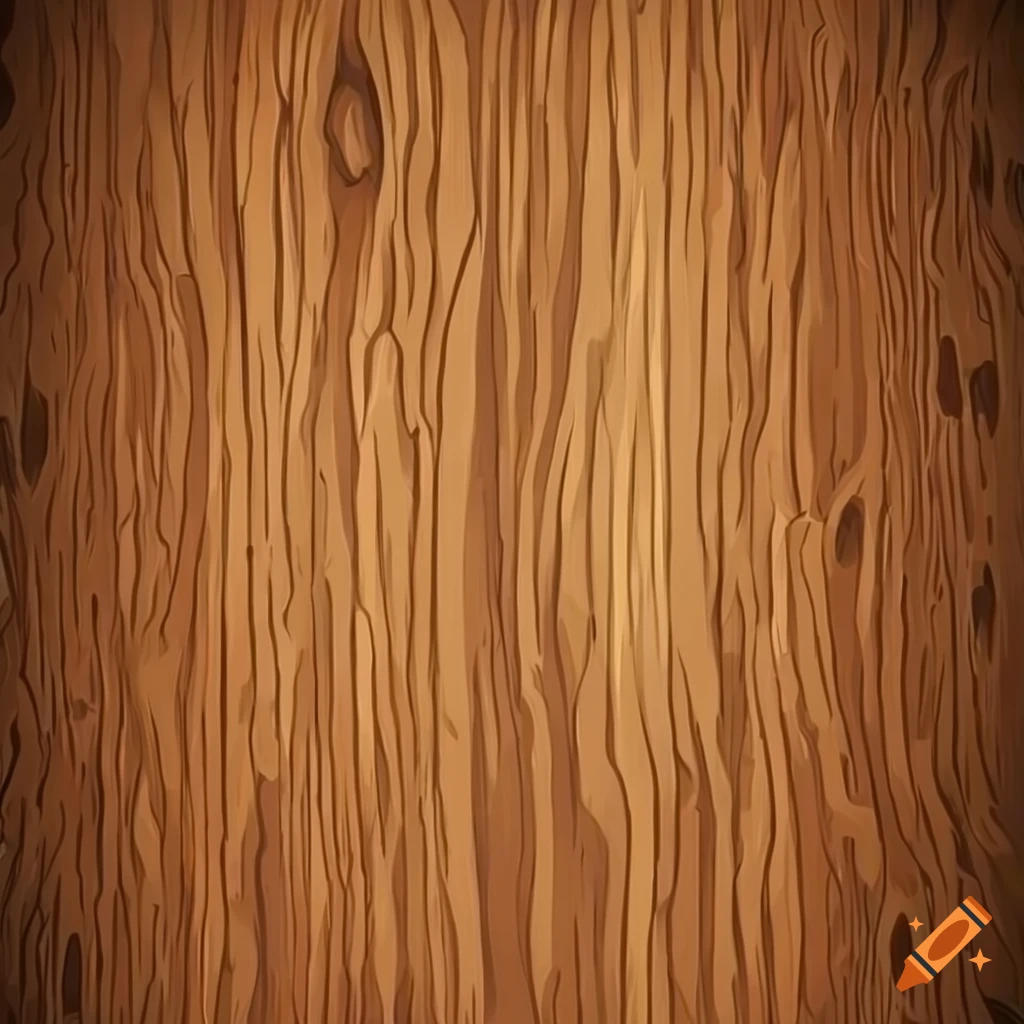 A textured oak log top side a 2d illustration