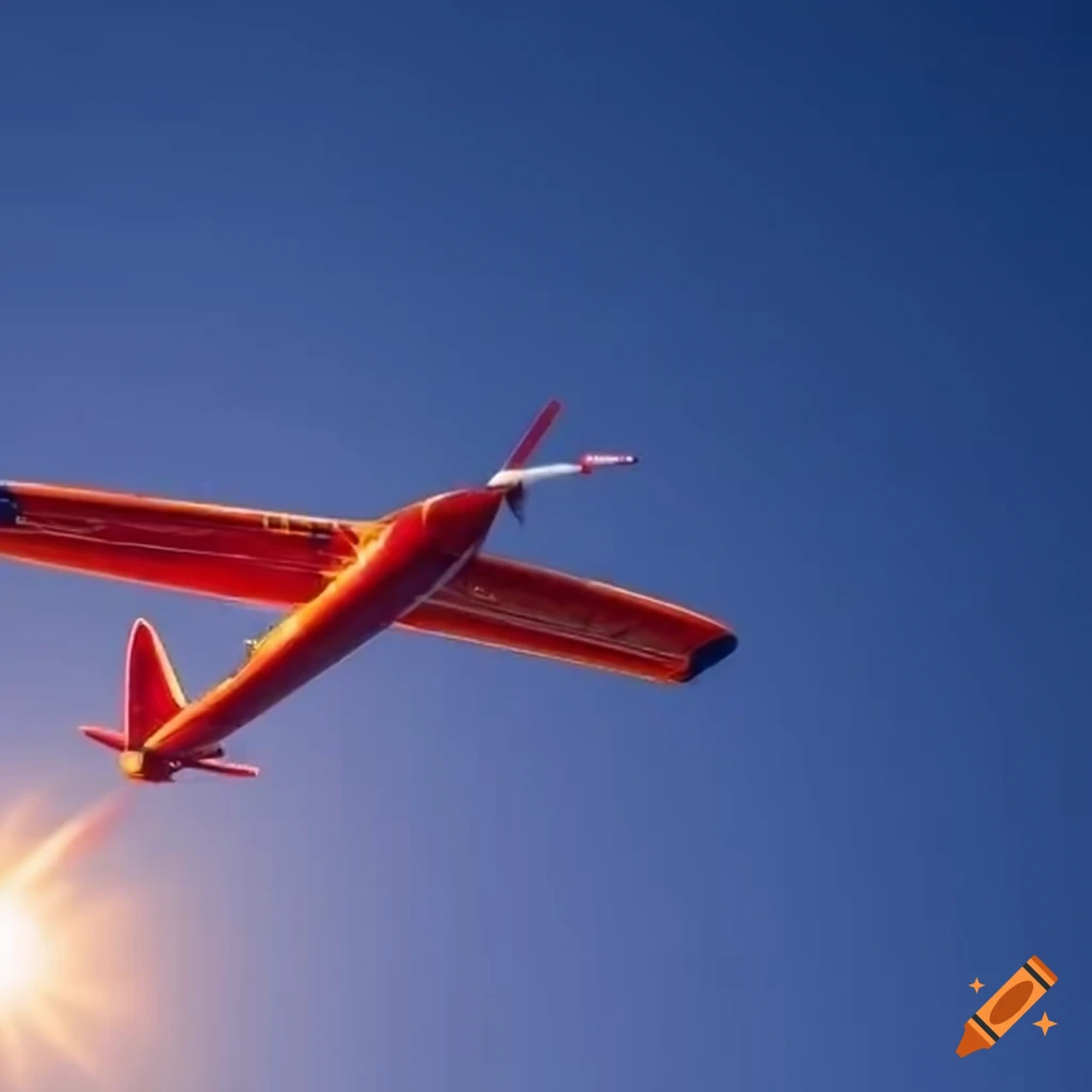 Aerobatic airplane blue sky, sun, loop, barrel, freedom on Craiyon