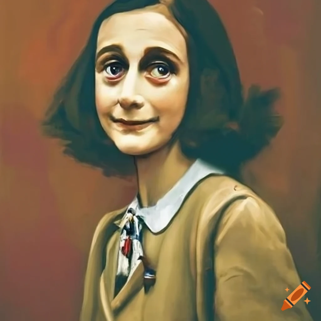 Anne frank on Craiyon