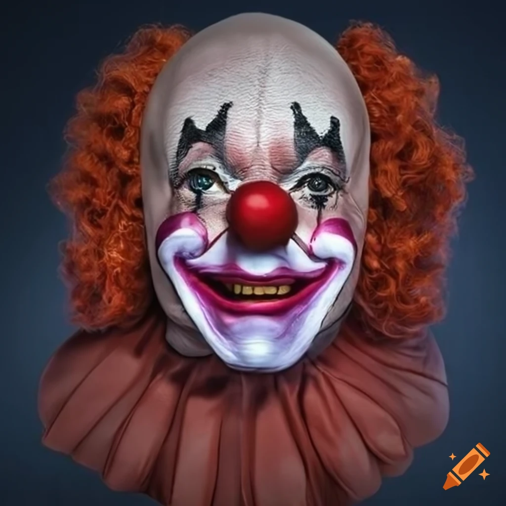 Clown-glove color full-size hyper-realistic